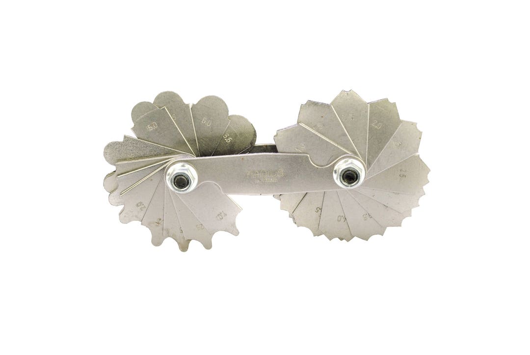 Proops Engineers Metric Radius Gauge 1 - 7mm, 32 Leaves, Convex and ...