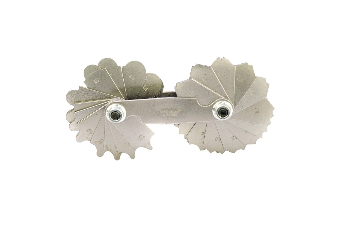 Proops Engineers Metric Radius Gauge 1 7mm 32 Leaves | Etsy