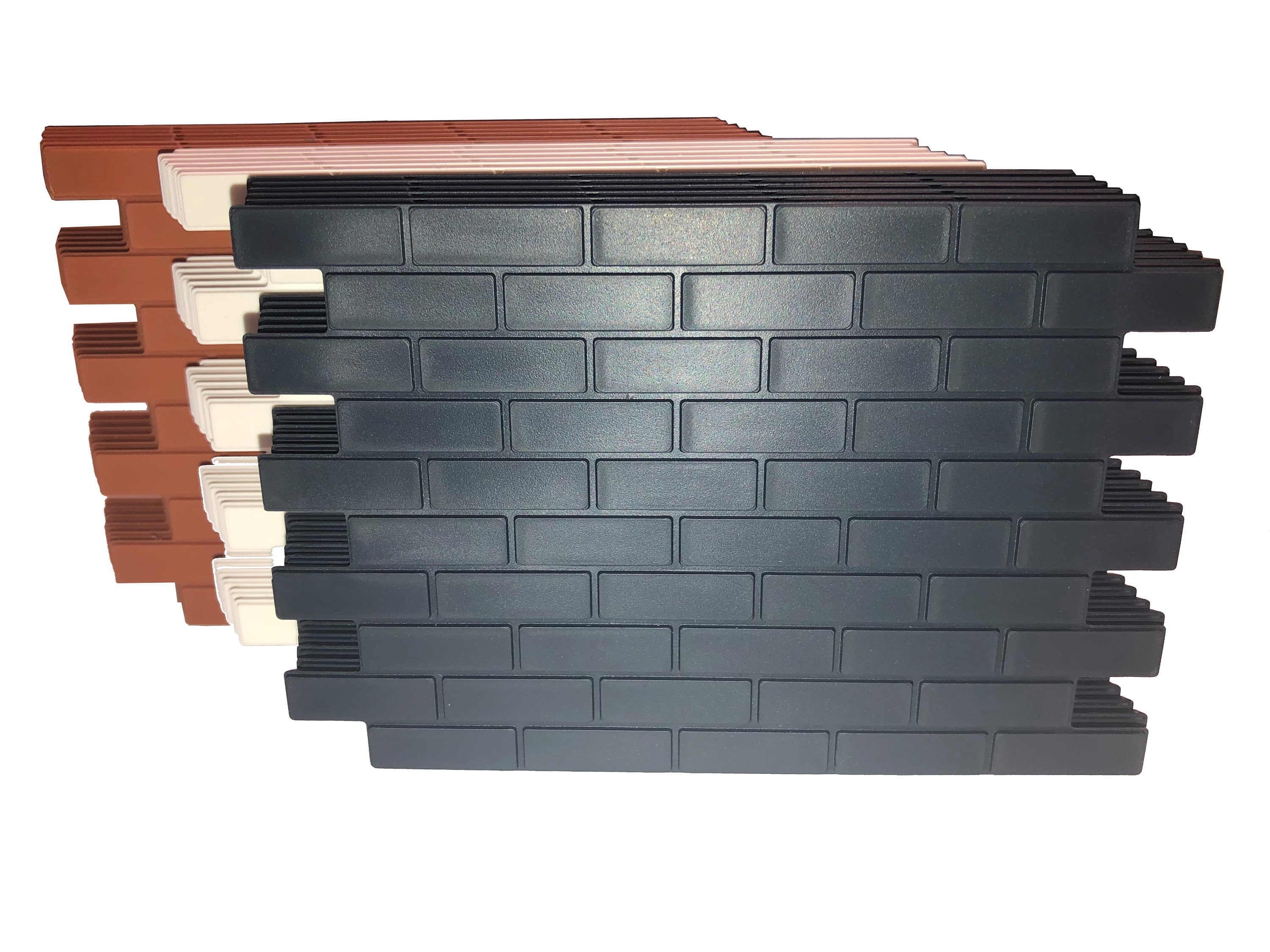 Dolls House Wall Panels, Brick Effect, Interlinking, Pack of 6, 1/12th ...