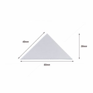 Proops Cardboard Triangular Corner Cards, Pack of 500, Two Sizes ...