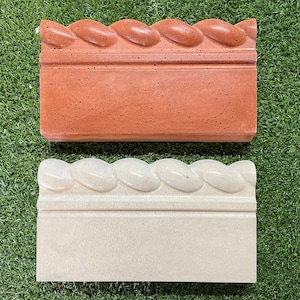 Garden Border / Lawn Edging Mould. Single Mould. Rope Top Design. Make ...