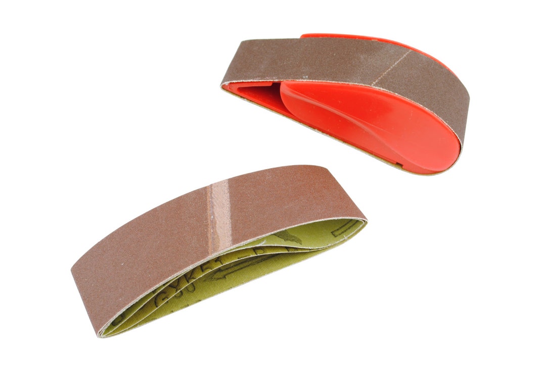 Proops 40mm Spring Loaded Finger Sander & 3 Spare Belts Hobbies ...