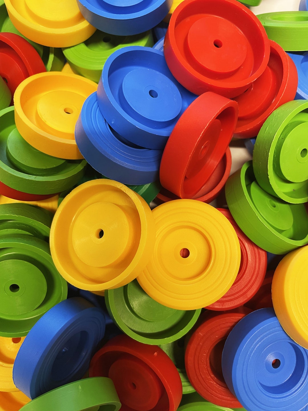 Bore Wheels, Bag of 100, 42mm Dia With a 4mm Bore Hole, Schools, Crafts ...