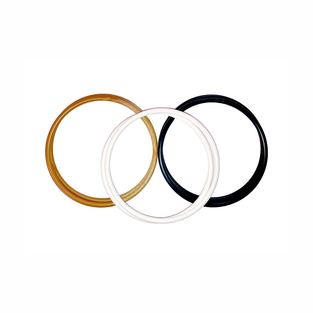 Linic Products UK Made Macrame Rings, Pack of 5, Plastic, 20cm Craft ...