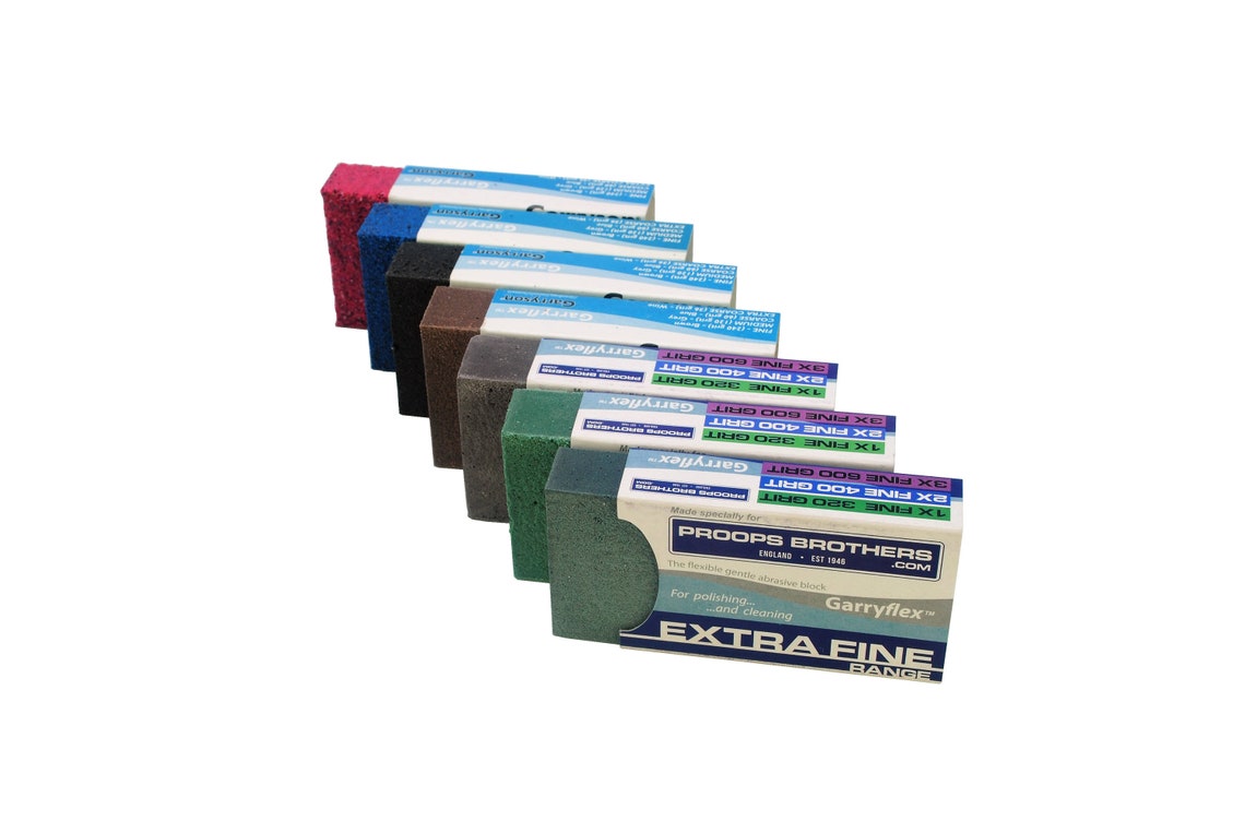 Garryflex Blocks, Set of 7, 36, 60, 120, 240, 320, 400 and 600 Grit ...