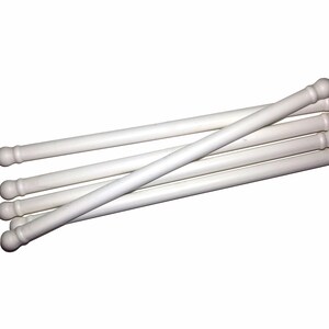 Linic Products UK Made Macrame Craft Scroll End Dowels Rods, Plastic ...