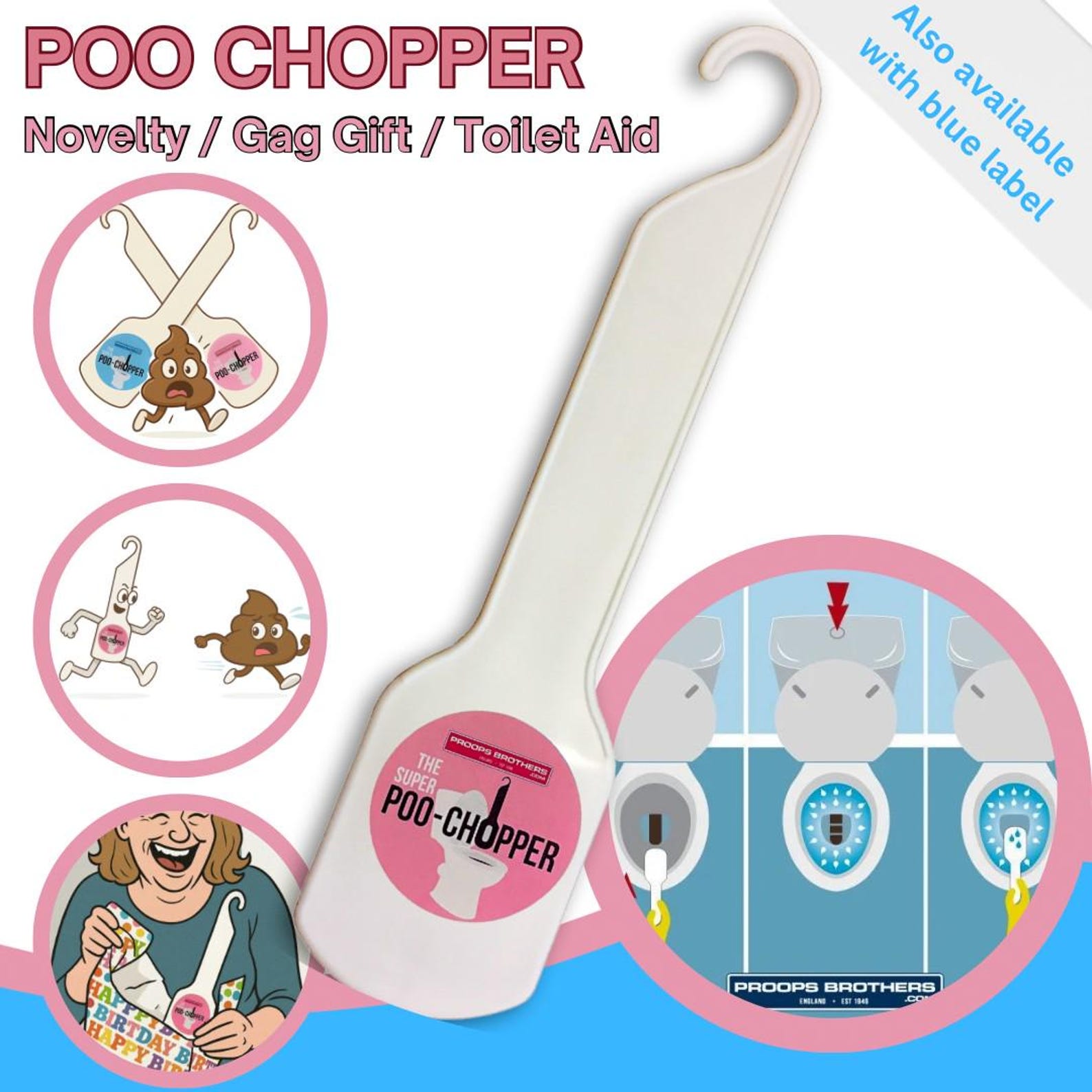 Proops Cut the Cr*p Poo Turd Log Stool Chopper Cutter Toilet Aid Un ...
