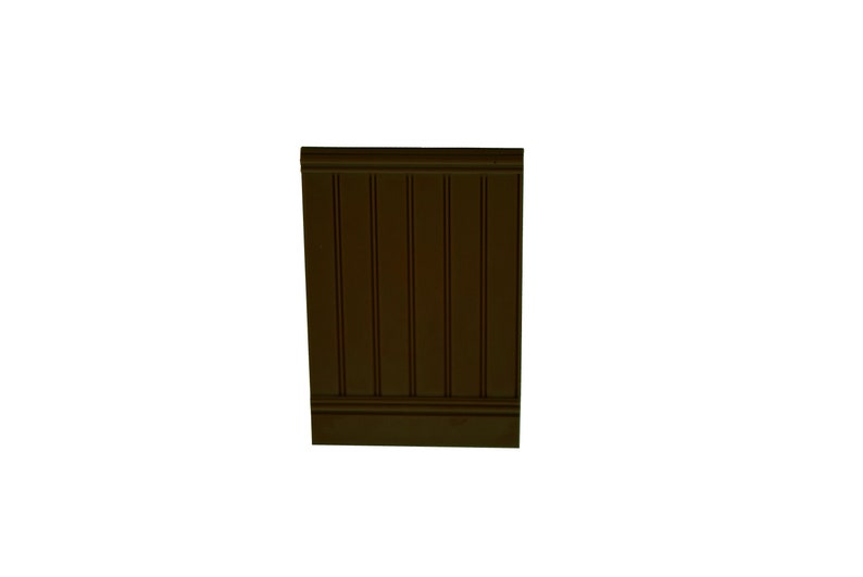 Dolls House Wall Panels, Dark Brown, Tongue and Groove, Pack of 10, 1 ...