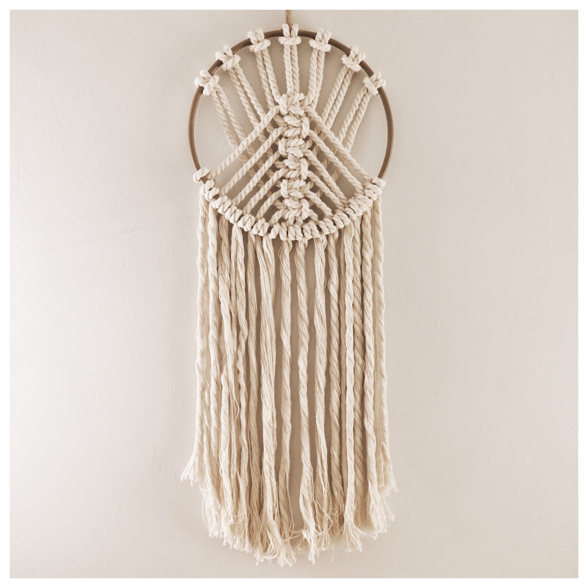 Linic Products UK Made Macrame Rings, Plastic, 30cm Extra Large, Craft ...