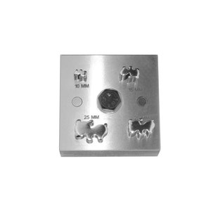 Proops Puppy Dog Shape Metal Disc Cutter Cutting Tool Set of 4, 10mm ...