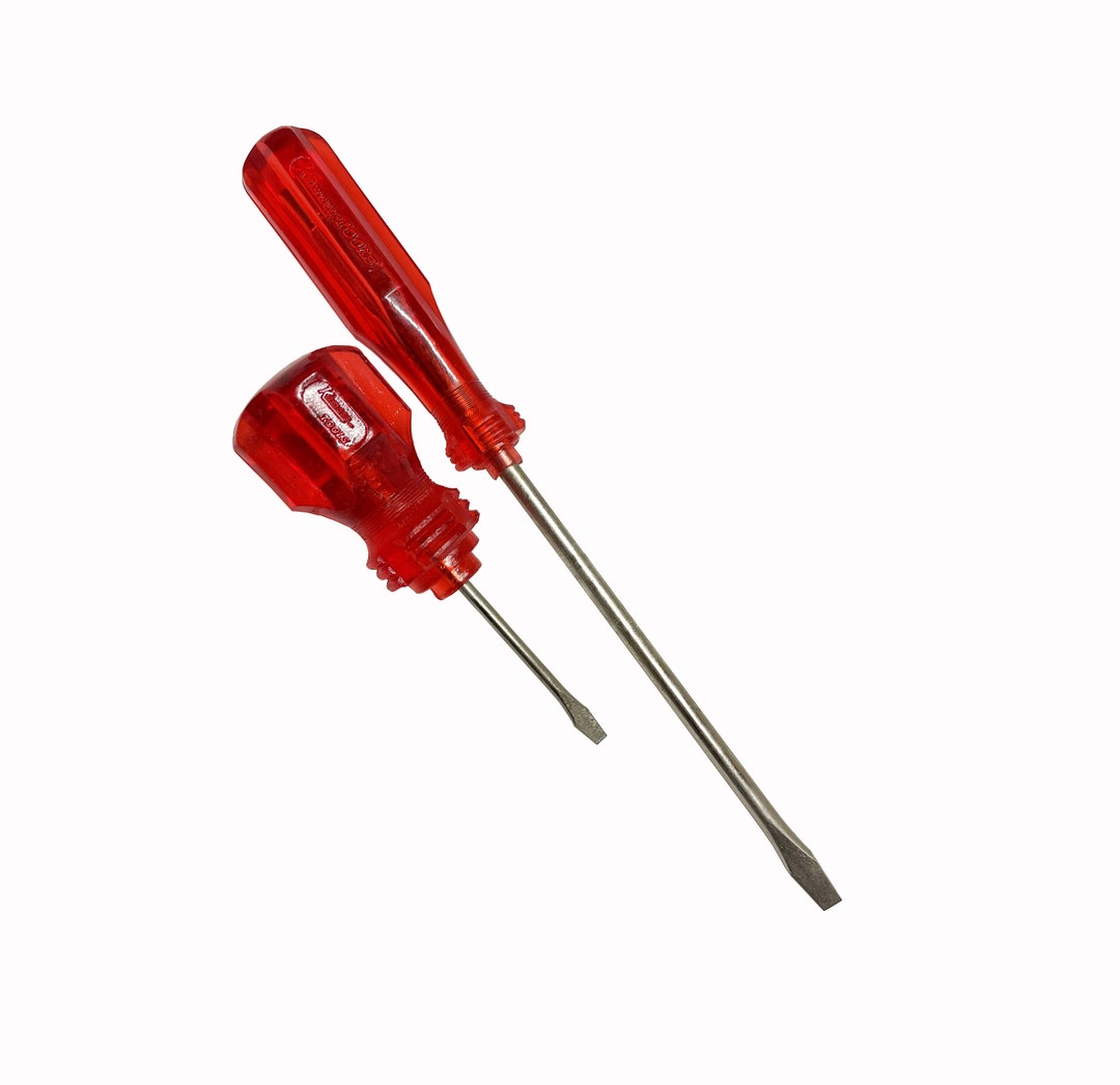 Screwdriver Set, One Long Handle, One Stubby. New OLD STOCK. (S7908 ...