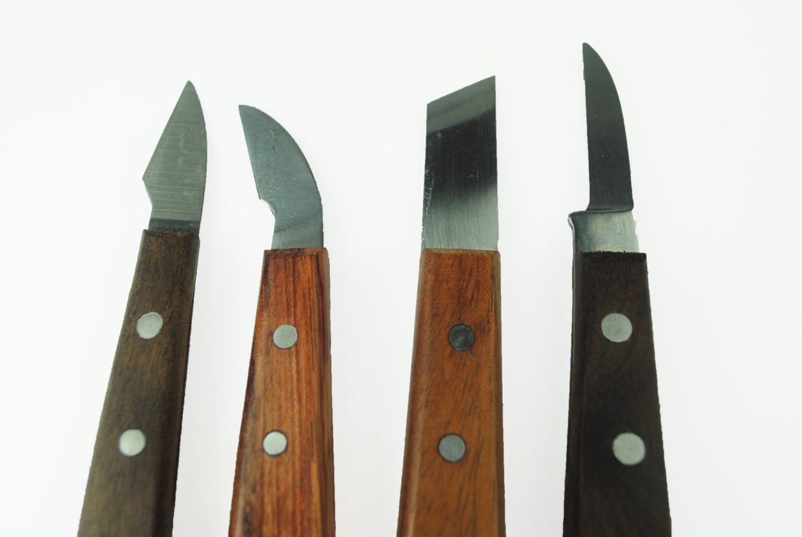 Proops Sheffield Made Set X 4 Straight, Curved, Skew Chip Carving ...