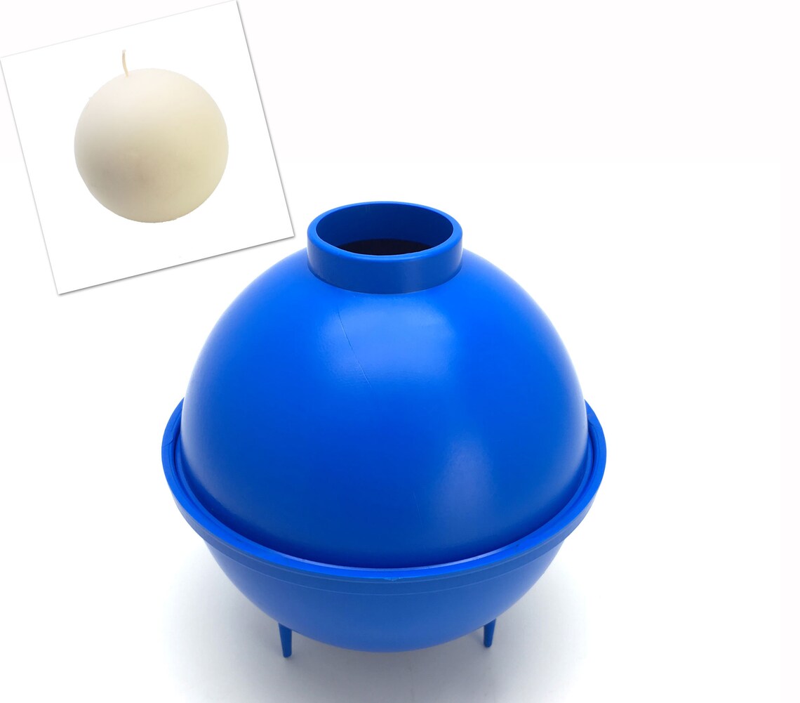 Proops Candle Mould Round/sphere, Large Round Mold 4" 100mm Dia, UK ...