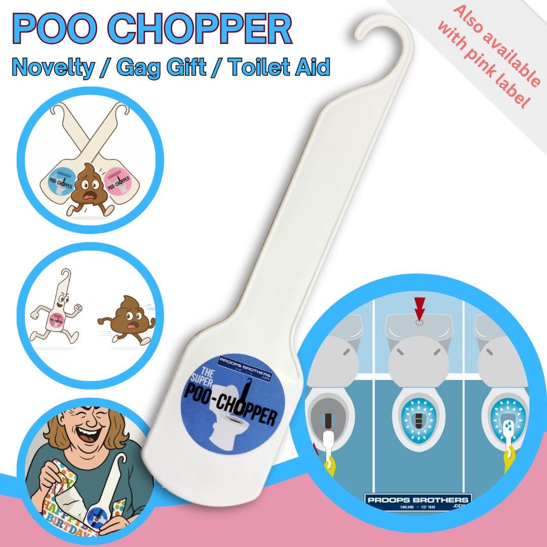 Proops Cut the Cr*p Poo Turd Log Stool Chopper Cutter Toilet Aid Un ...