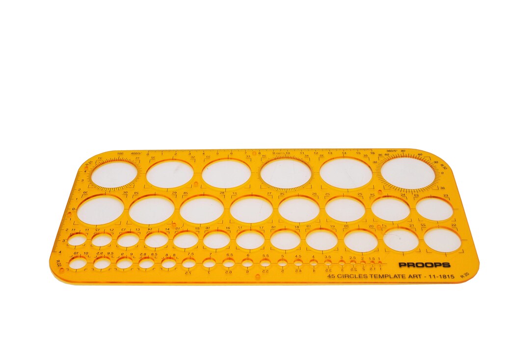 Proops Technical Jewellery Design Circle Circular Round Stencil ...