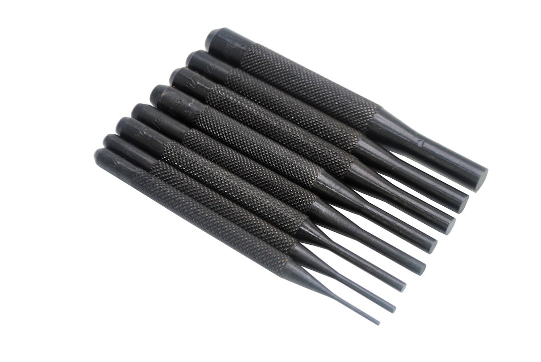 Proops 8 Piece Steel Drive Pin Punch Punches Set 1/15"-5/16" (M9352 ...