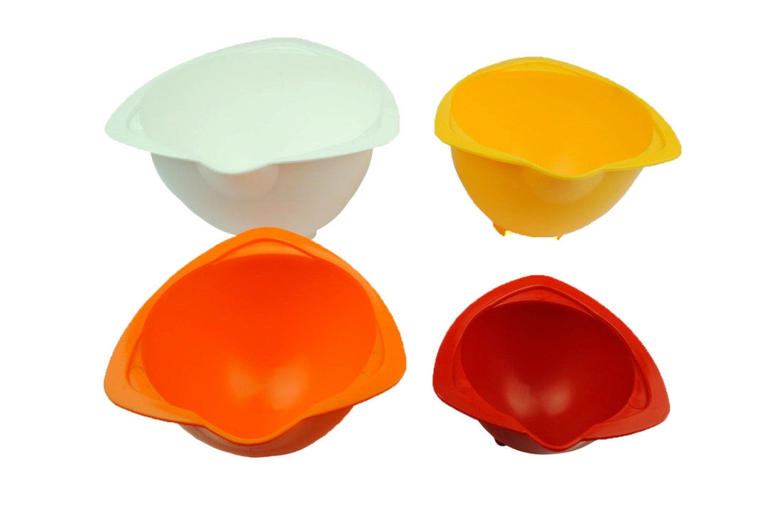 Stackable Children's Baking Mixing Bowls With Pouring Lip, Set of 4 ...