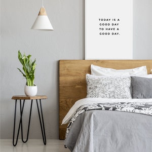 Inspirational Wall Art Today is a Good Day Living Room Art - Etsy