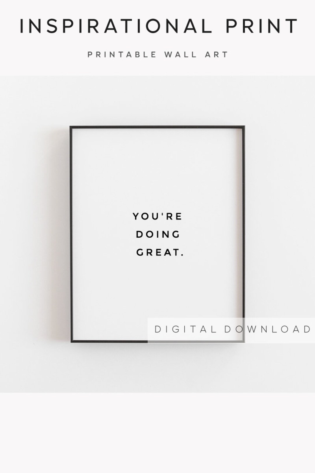 Motivational Wall Decor Inspiration Wall Art Printable - Etsy