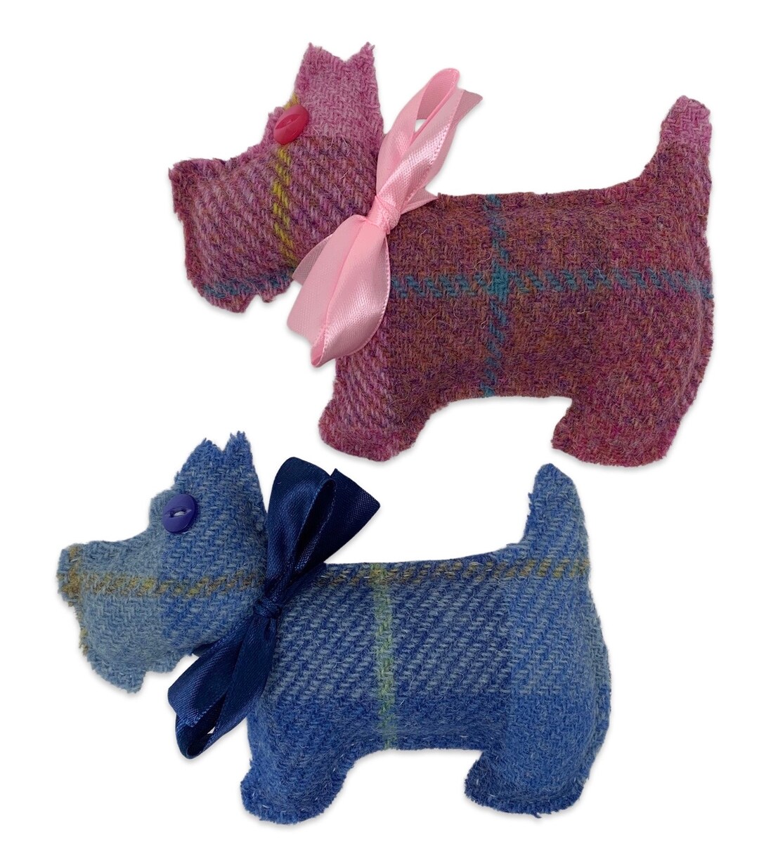 Harris Tweed Lavender Scottie Dog Sachet: Handmade Scottish Gift - Etsy