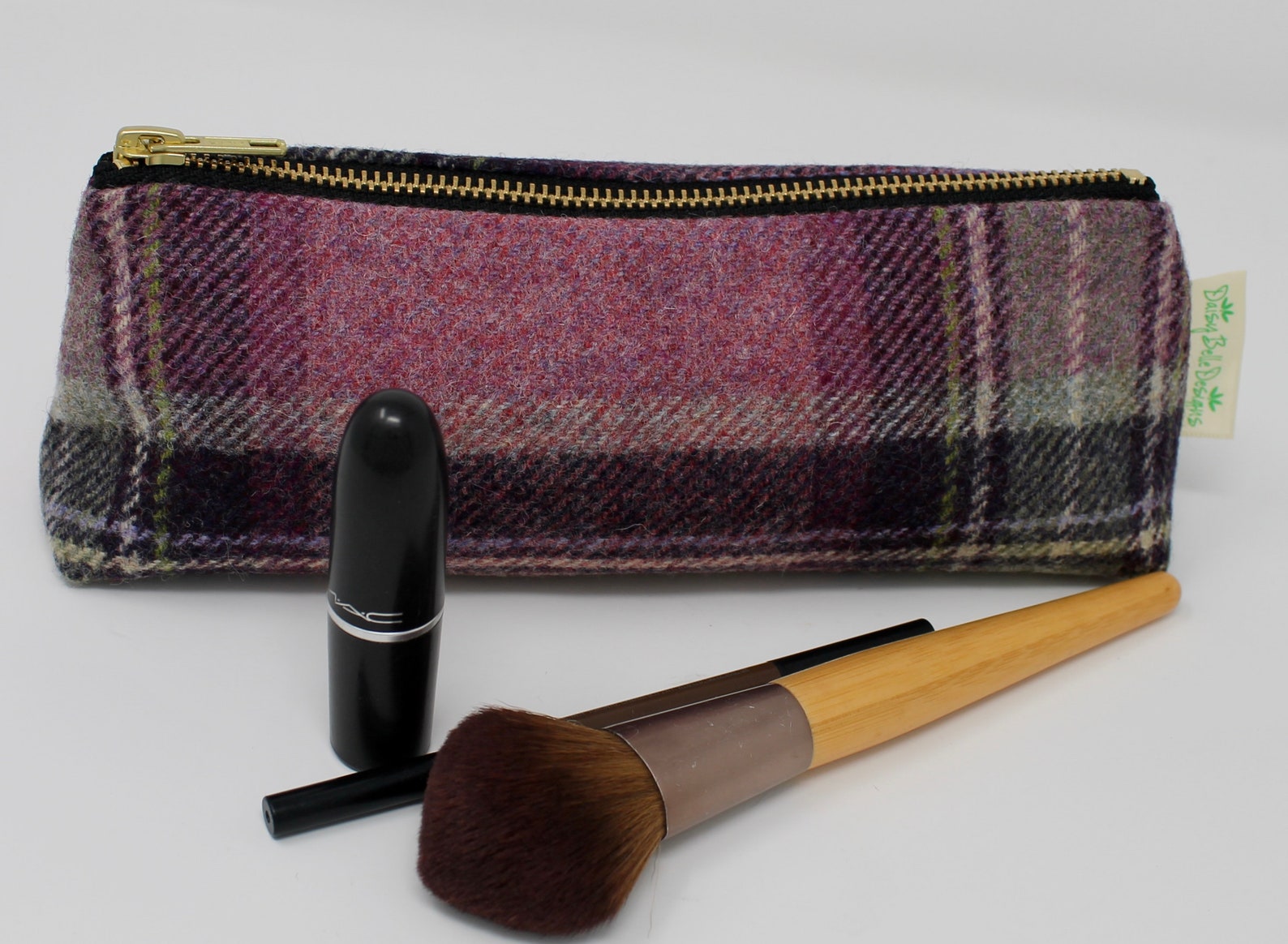 Tweed Pencil Case Tartan Pencil Case Pencil Case UK Pink | Etsy