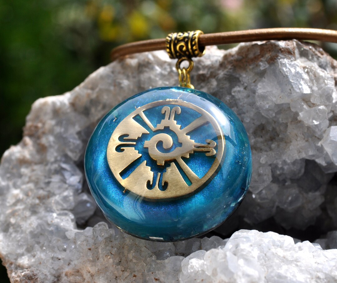 HUNAB KU the One God Orgonite® Pendant Galactic Butterfly EMF ...