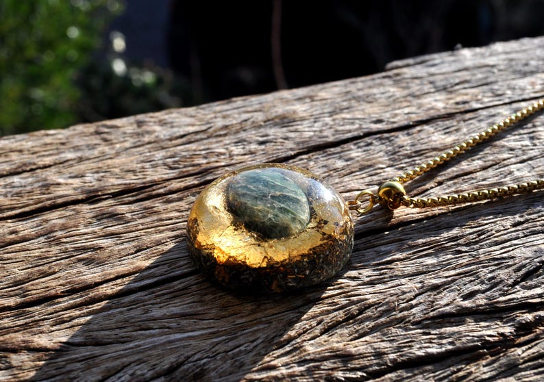 RARE Chrome Diopside EMF Harmonizer Orgonite® Pendant Energy Pendant ...