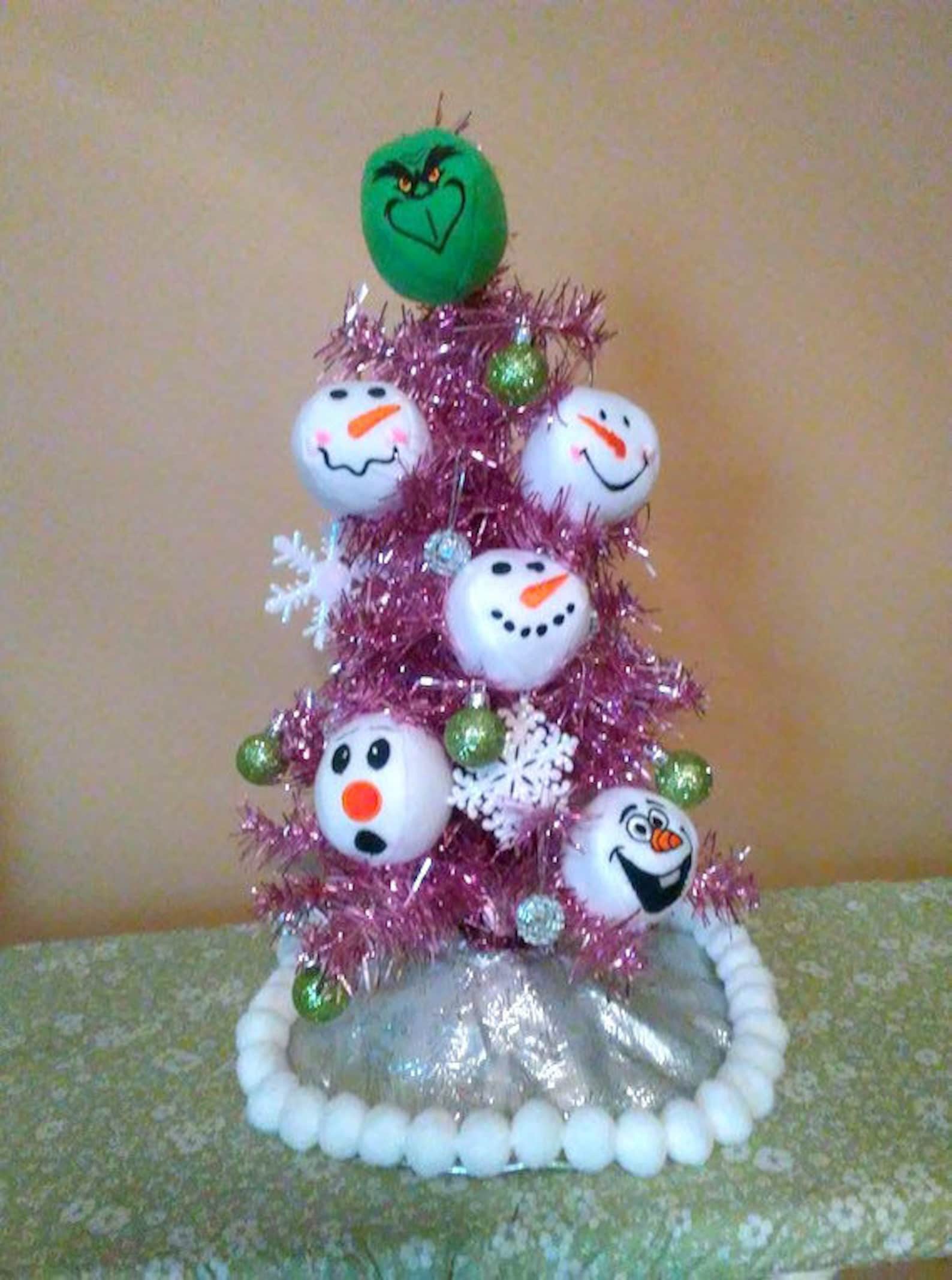 Snowman 4x4 Stuffed Ball SET - Etsy