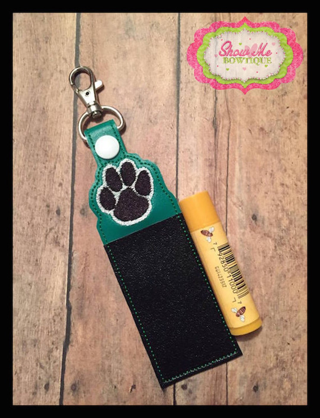 ITH Paw Chapstick Key Fob - Etsy