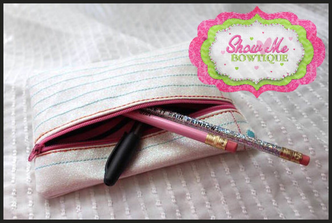 6x10 LINED Notebook Paper ITH Zip Bag - Etsy