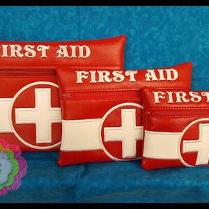 LINED SET First Aid Zip Bag - Etsy