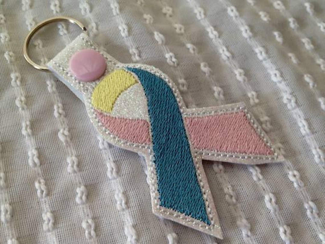 Awareness Ribbon Key Fob Design Instant Download - Etsy