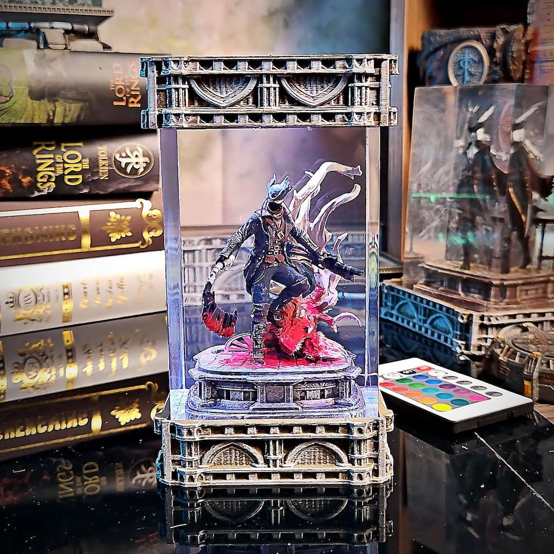 The Hunter Bloodborne Game Resin Lamp Custom Night Light, Christmast ...