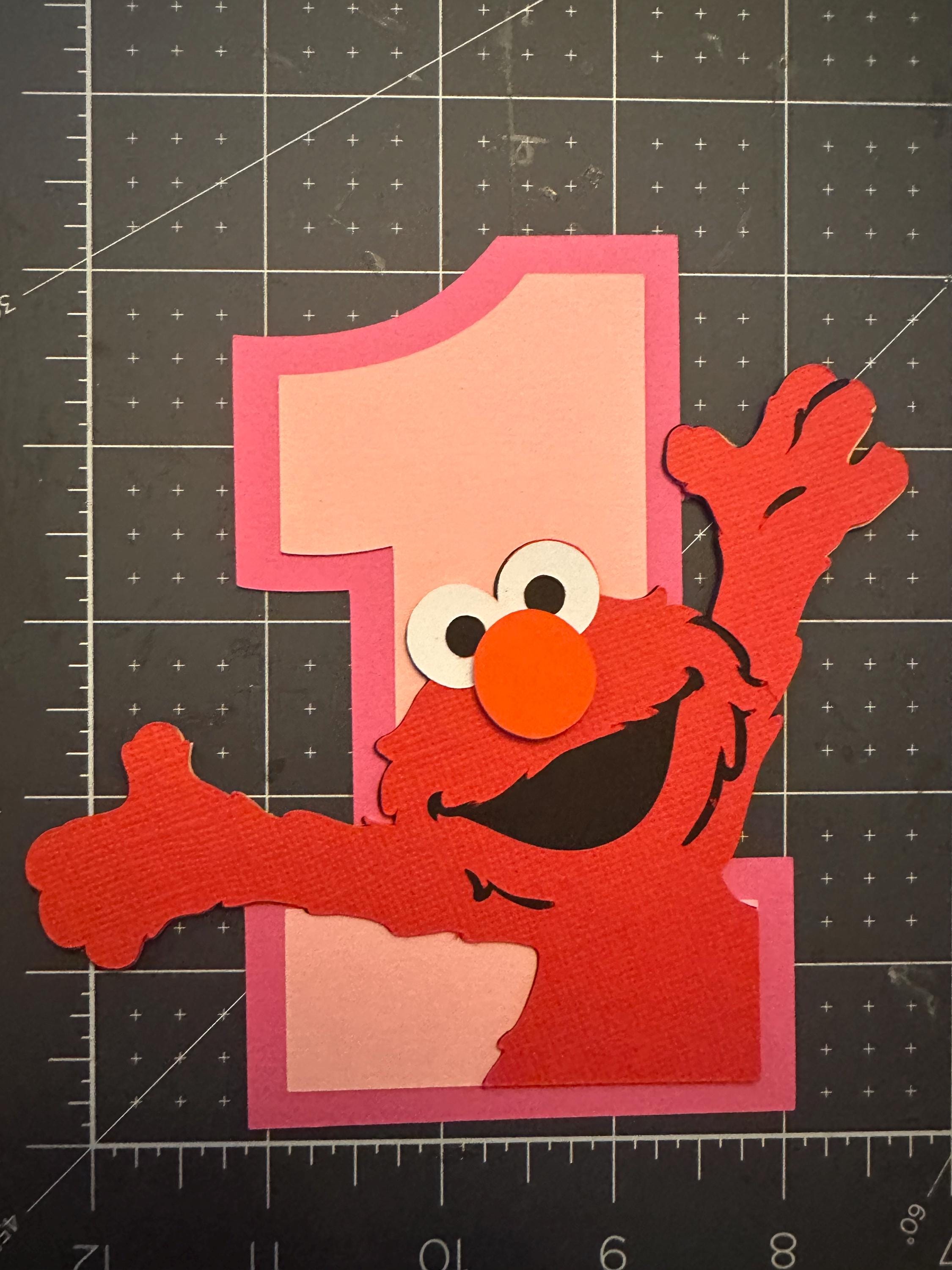 Sesame Street Centerpiece Cutout, Elmo Birthday, Elmo, Birthday, Sesame ...