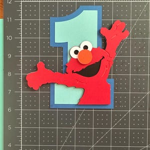 Sesame Street Centerpiece Cutout, Elmo Birthday, Elmo, Birthday, Sesame ...