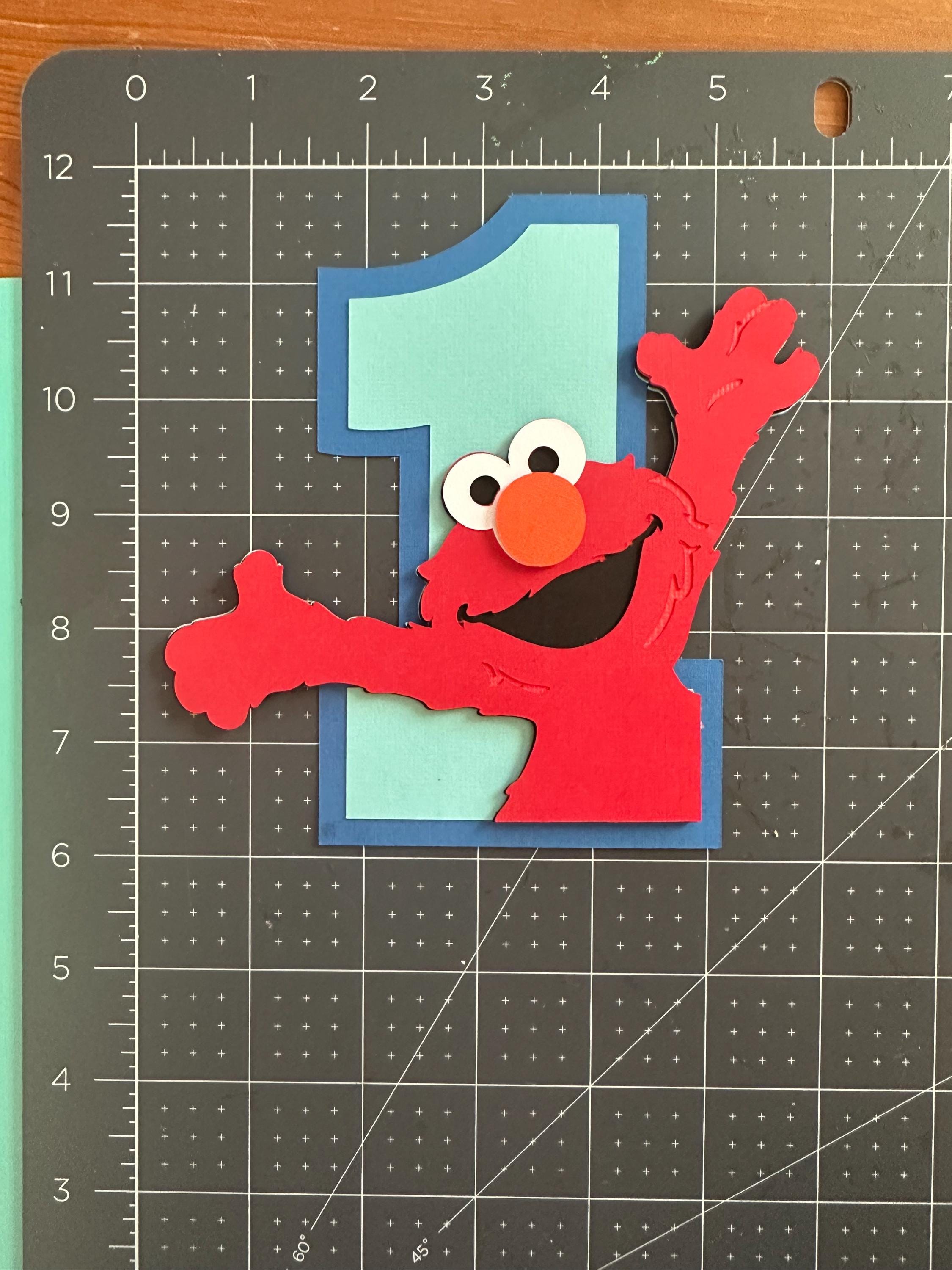 Sesame Street Centerpiece Cutout, Elmo Birthday, Elmo, Birthday, Sesame ...