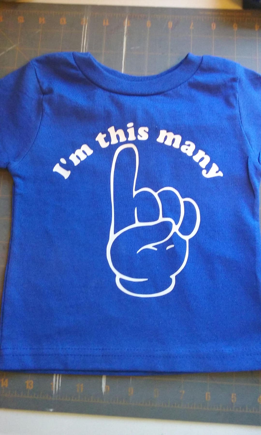 I'm This Many "one" First Birthday Shirt - Boys or Girls - Etsy