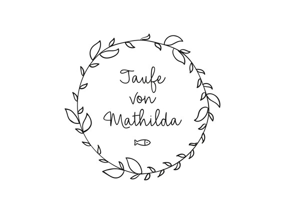 Custom Baptism Christening Stamp 130 - Etsy