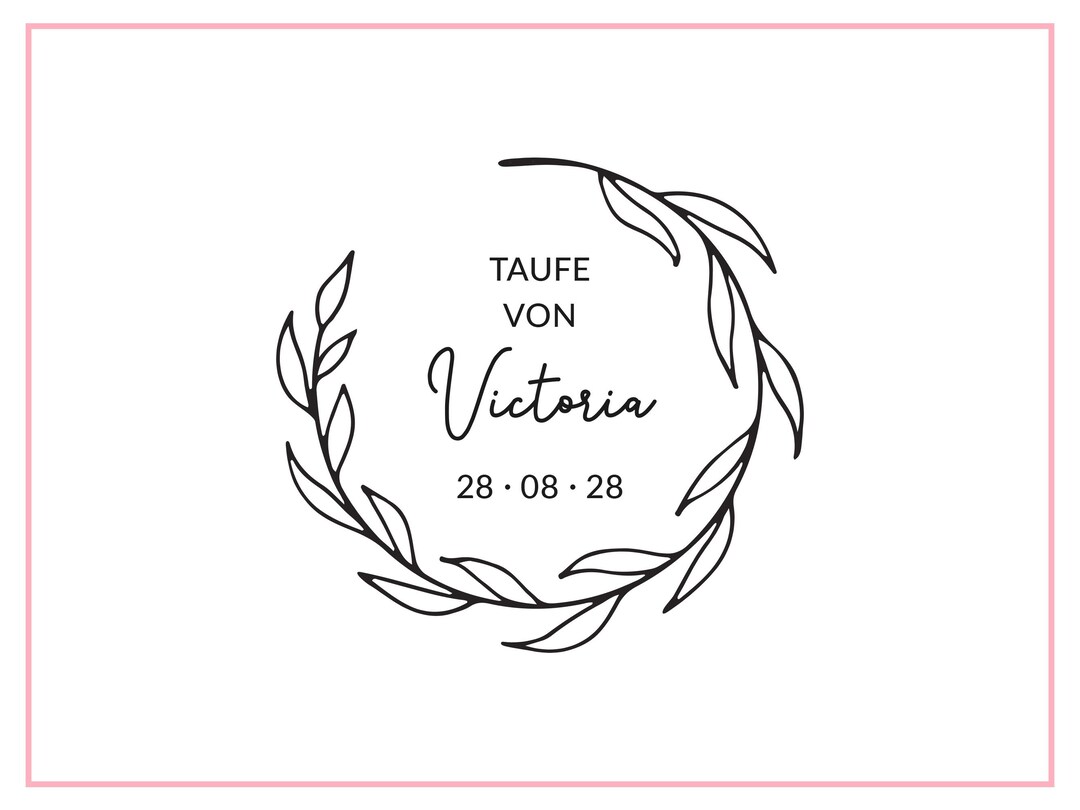 Custom Baptism Christening Stamp #228 - Etsy