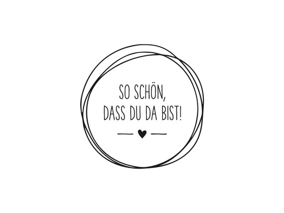 Stempel So schön dass du da bist 147 Stempel zur Hochzeit - Etsy