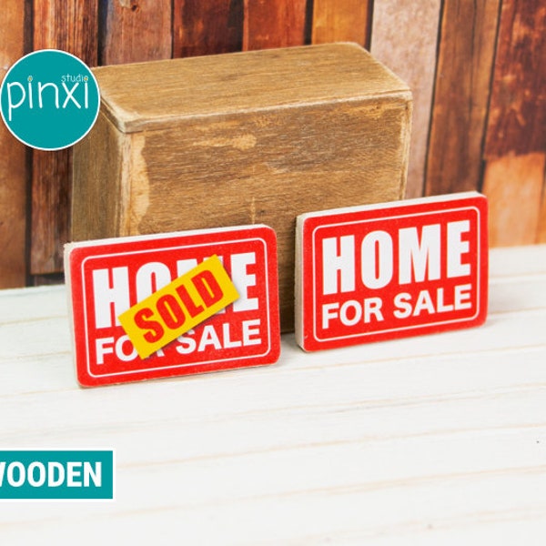 Dollhouse Miniature Sold Sign - Etsy