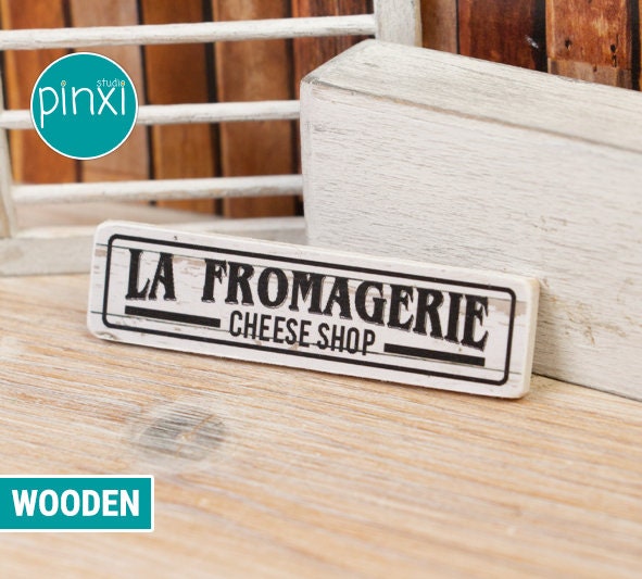 Art & Collectibles Miniatures 1/6th Scale Blythe French Fromagerie Sign ...