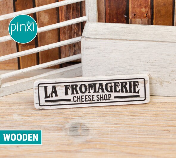 Art & Collectibles Miniatures 1/6th Scale Blythe French Fromagerie Sign ...