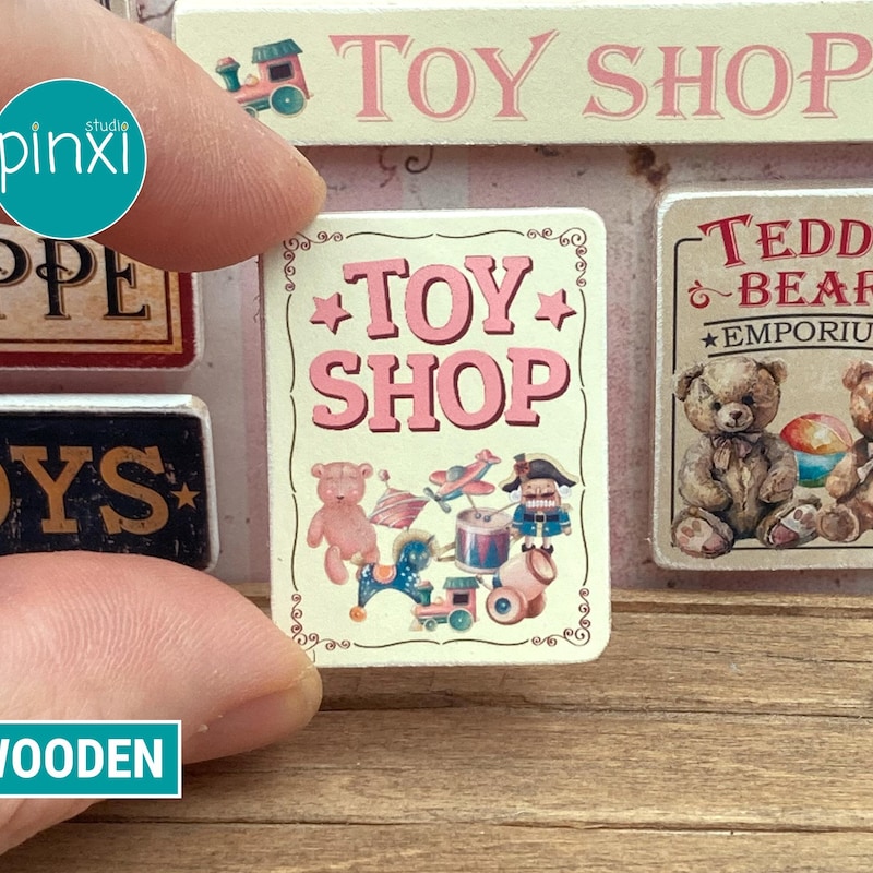 Dollhouse Shop Sign - Etsy