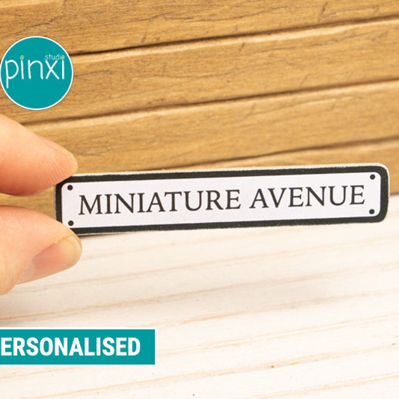 Mini Toy Street Signs - Etsy