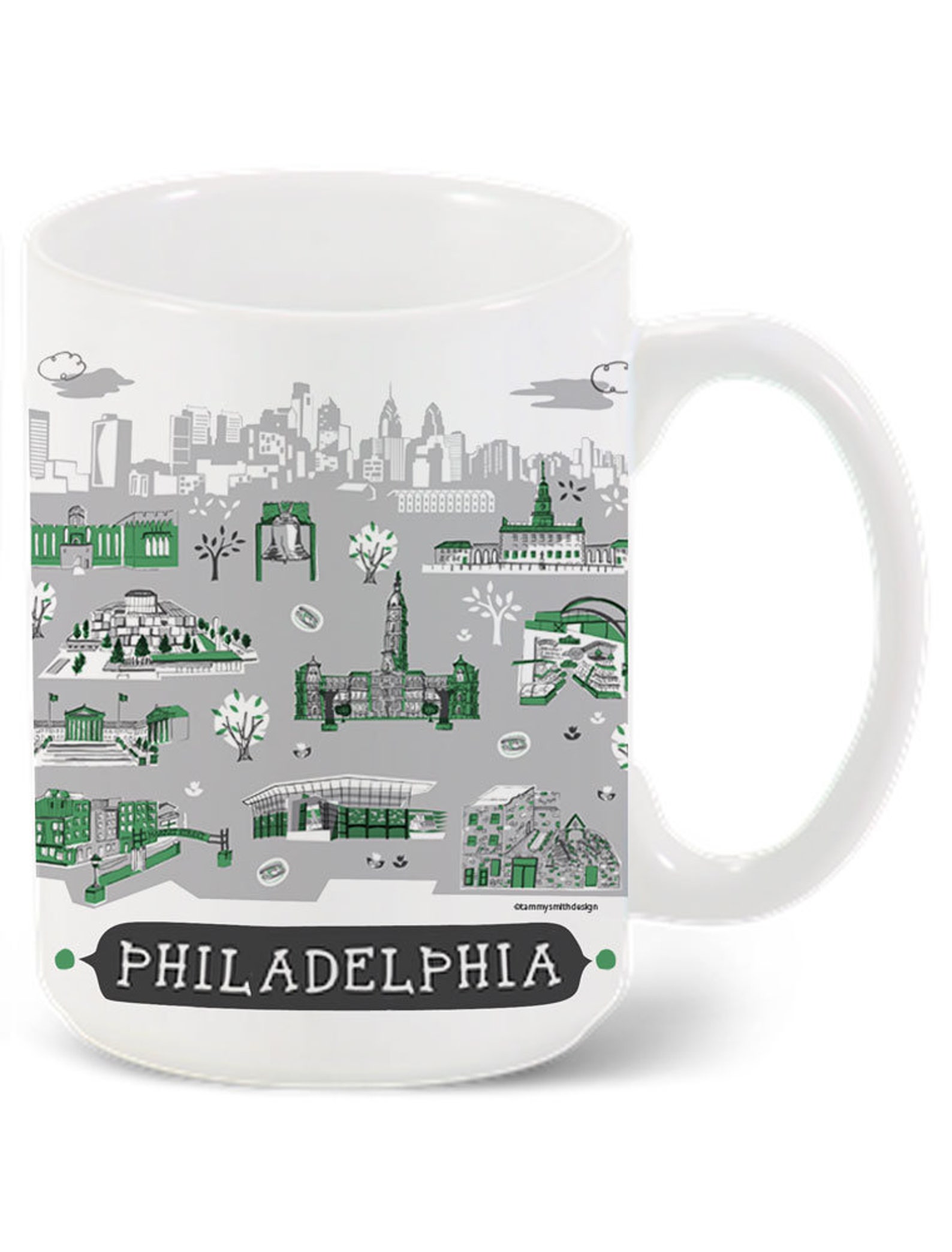 Philadelphia Mug-city Mug-coffee-tea-kitchen-custom Mug Gift ...