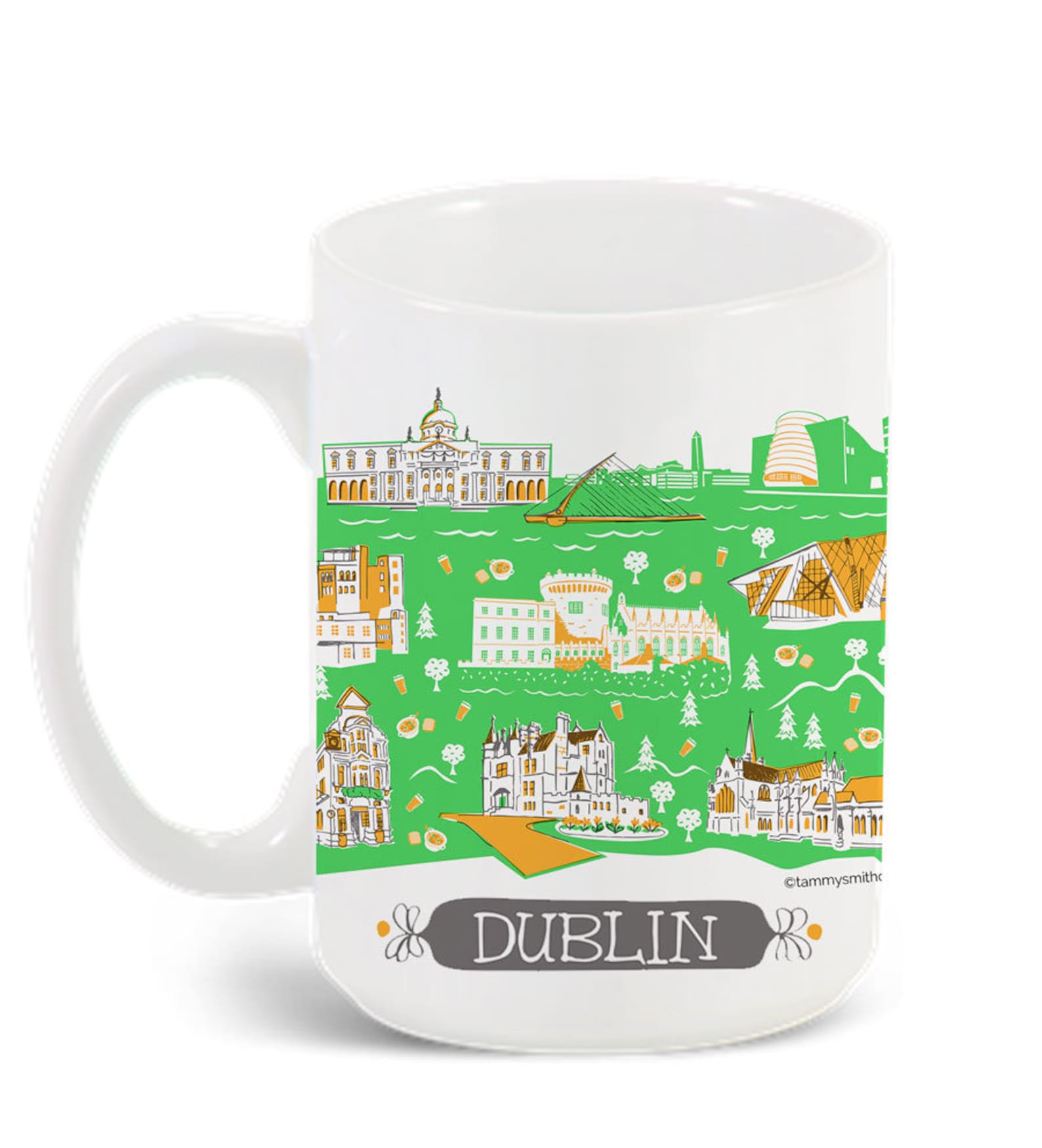Dublin Ireland Mug-city Mug-coffee-tea-kitchen-custom Mug Gift ...