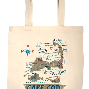 Cape Cod Tote Bag-wedding Welcome Tote - Etsy