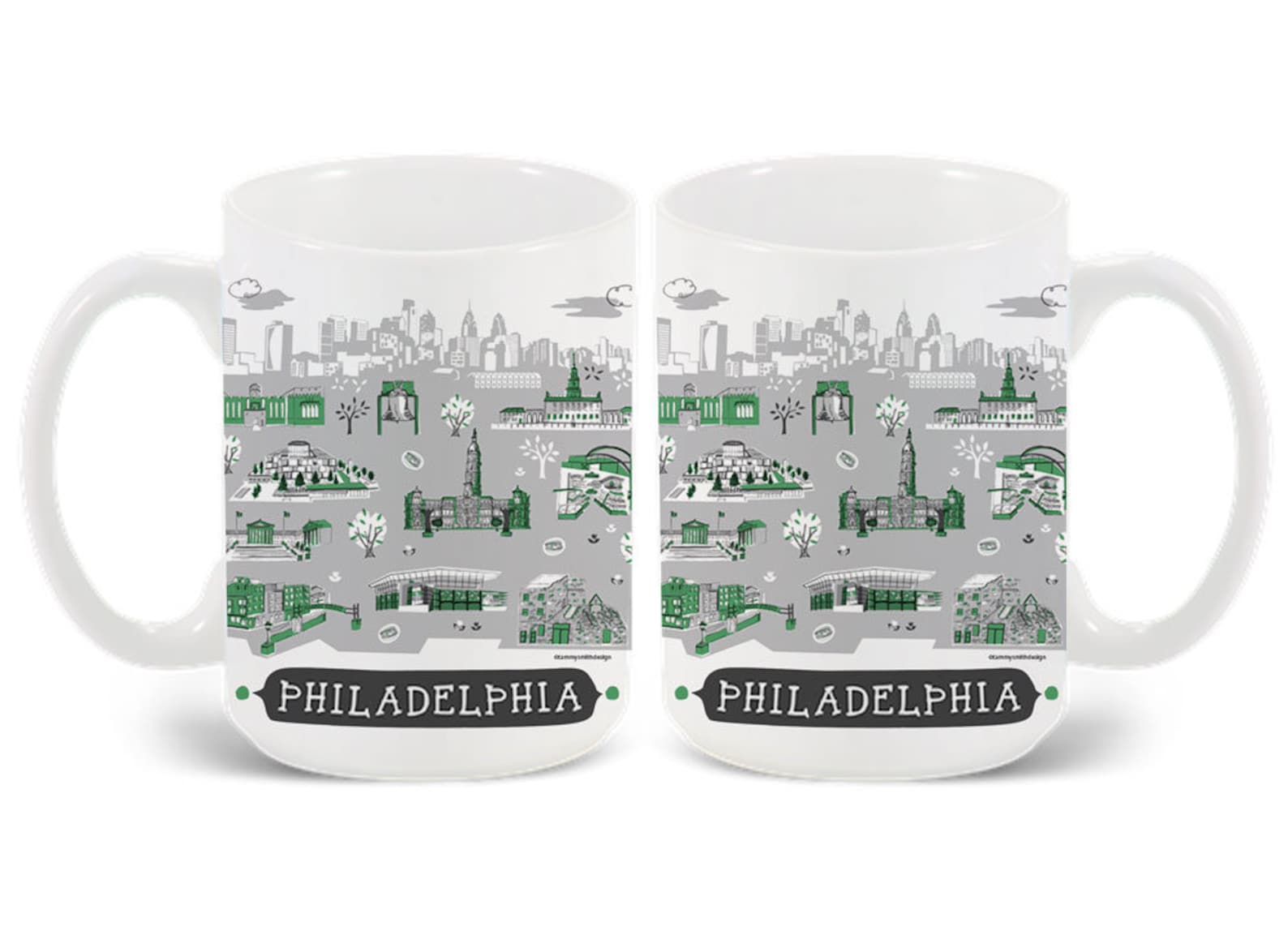 Philadelphia Mug-city Mug-coffee-tea-kitchen-custom Mug Gift ...