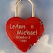 Heart Shaped Combination Padlock, LOVE LOCK, ENGRAVED Padlock ...